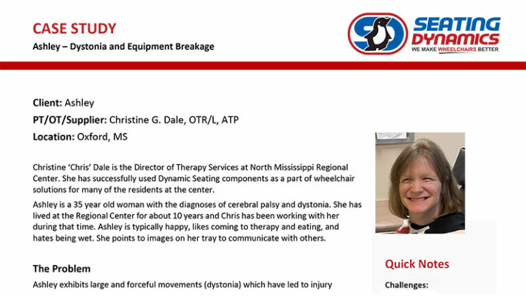 Dynamic Wheelchair Rocker Back - Seating Dynamics
