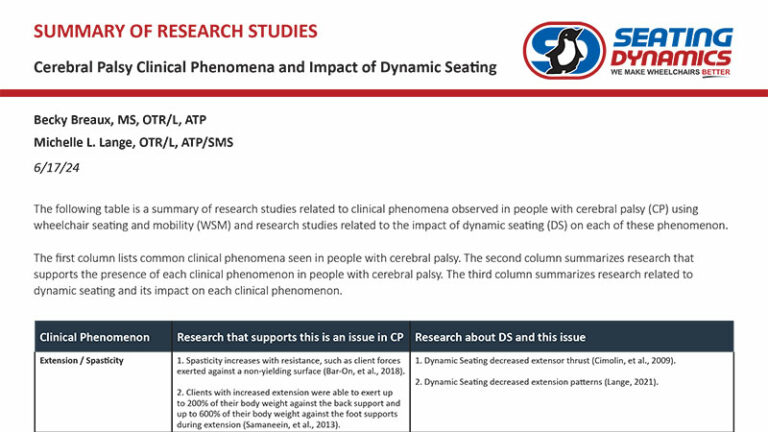 Research & References | Seating Dynamics